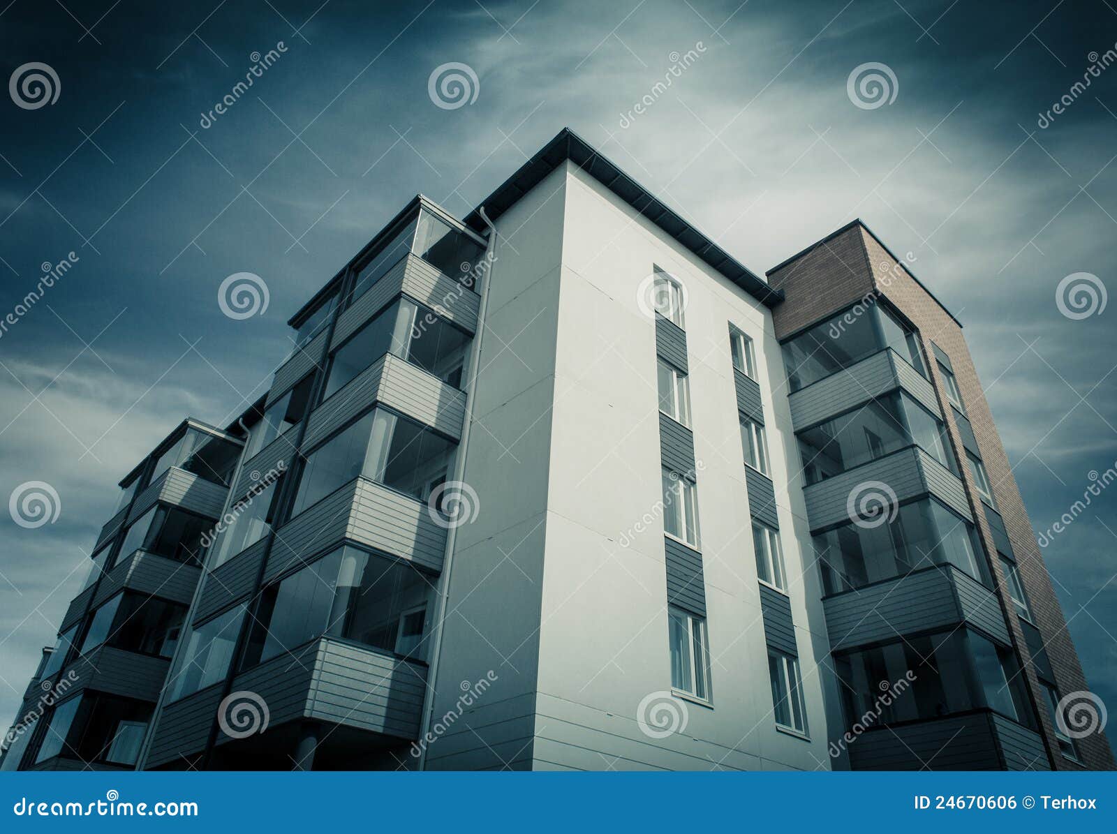 Apartment building stock photo. Image of outdoors, housing - 24670606