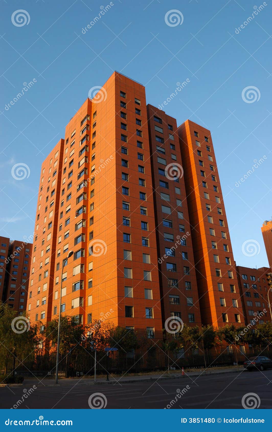 Apartment Building stock photo. Image of metropolis, estate - 3851480