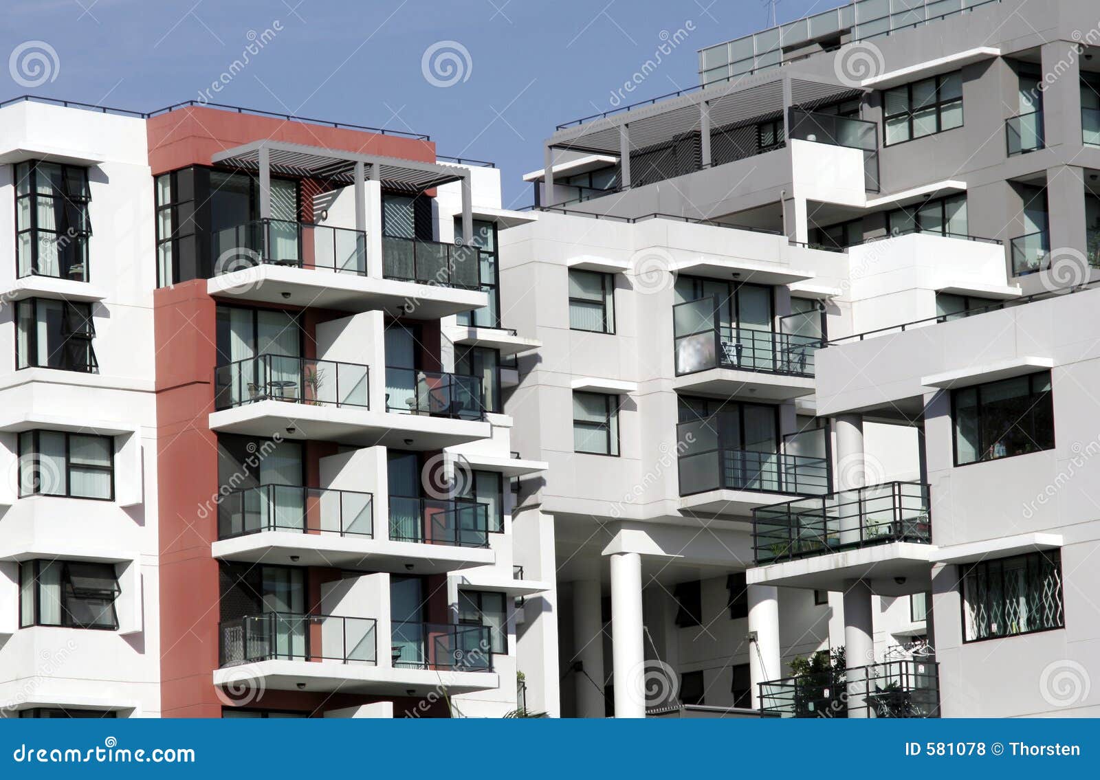 Apartment Building stock photo. Image of city, glass, flat - 581078