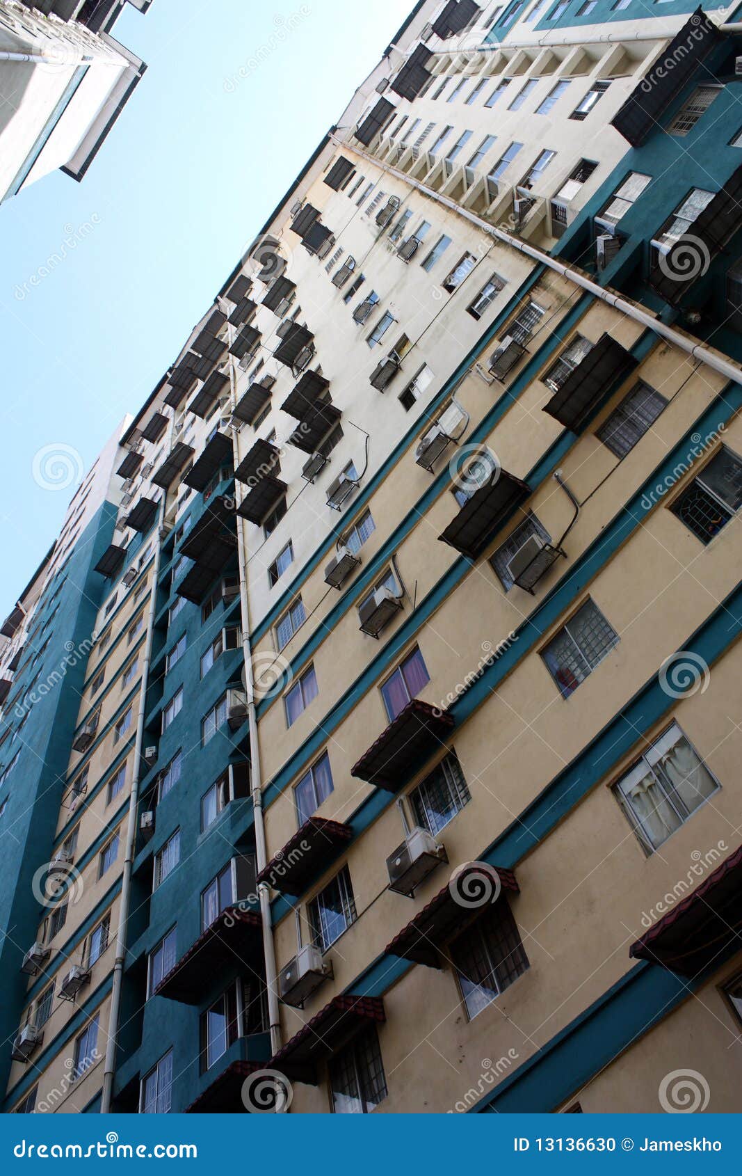 Apartment Building Blocks stock photo. Image of rent - 13136630