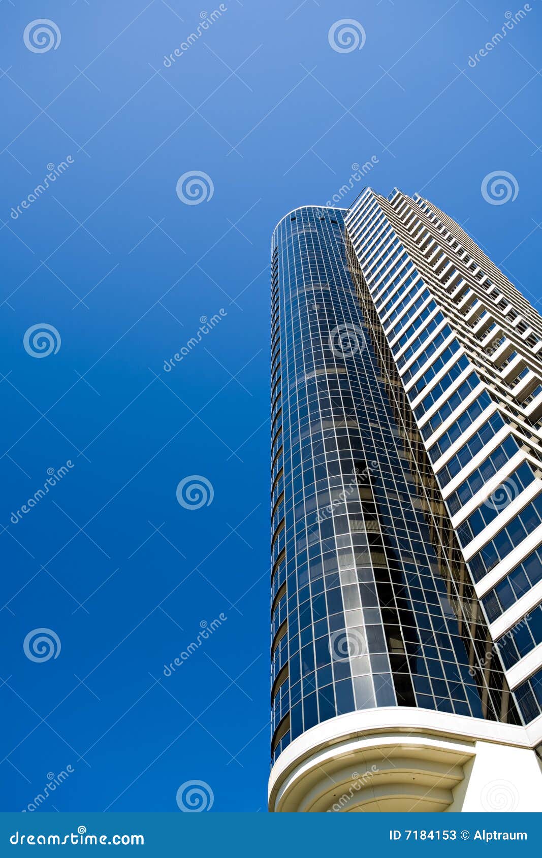 Apartment Building Blue Sky Stock Image - Image of blue, building: 7184153