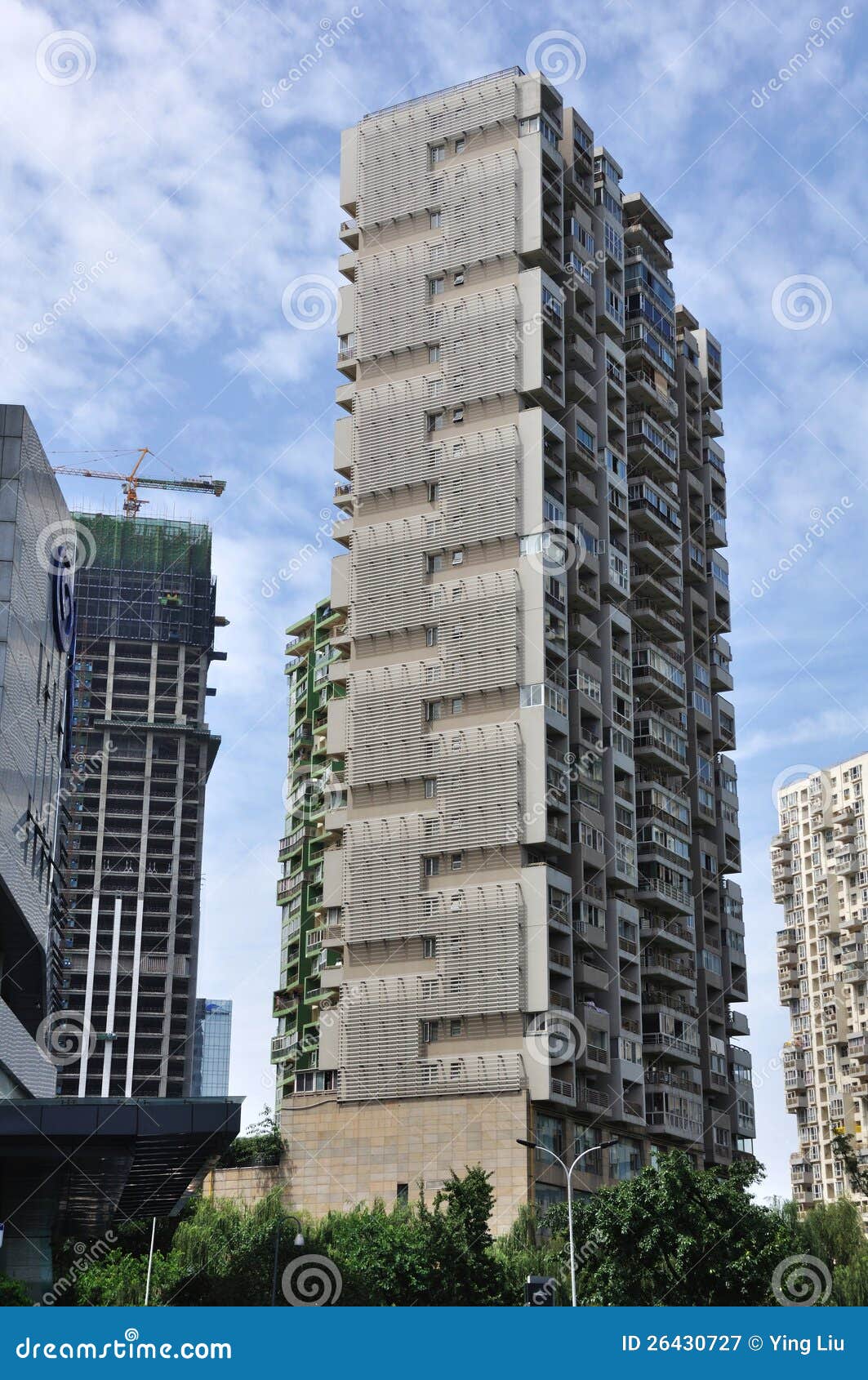 Apartment Building in Century Town, Chengdu Editorial Photography ...