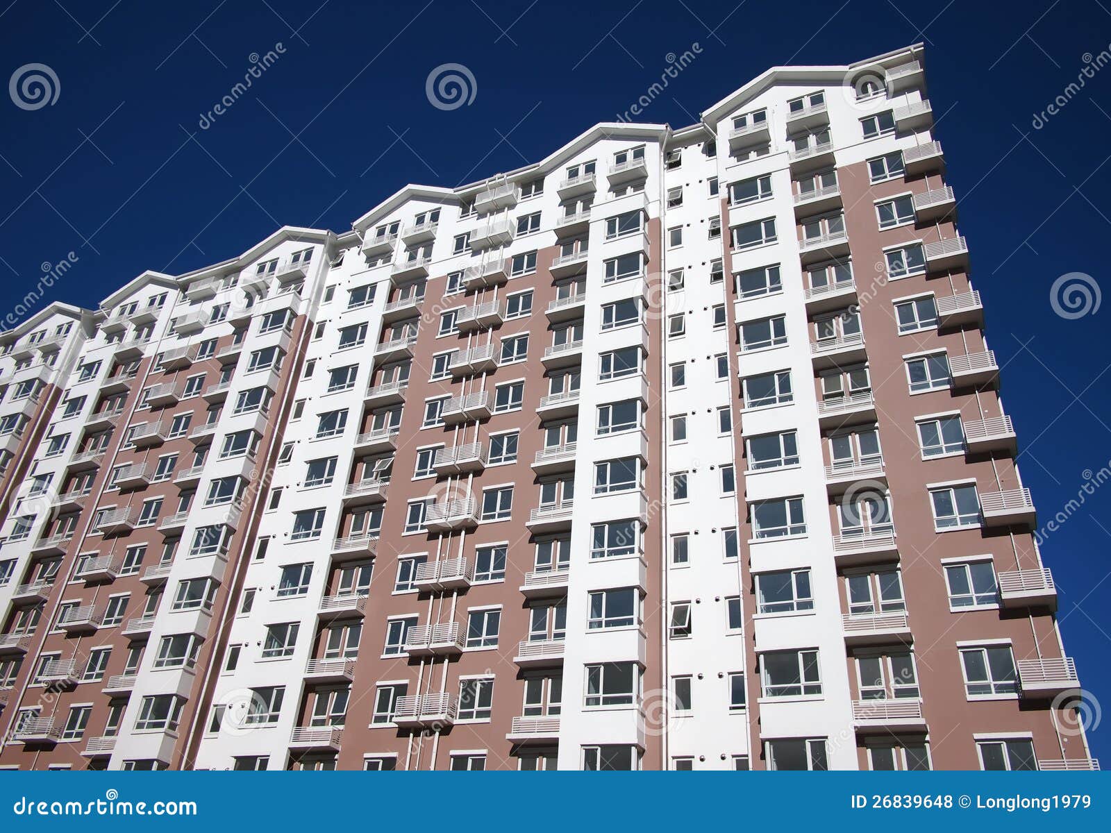 Apartment Building in City stock photo. Image of white - 26839648