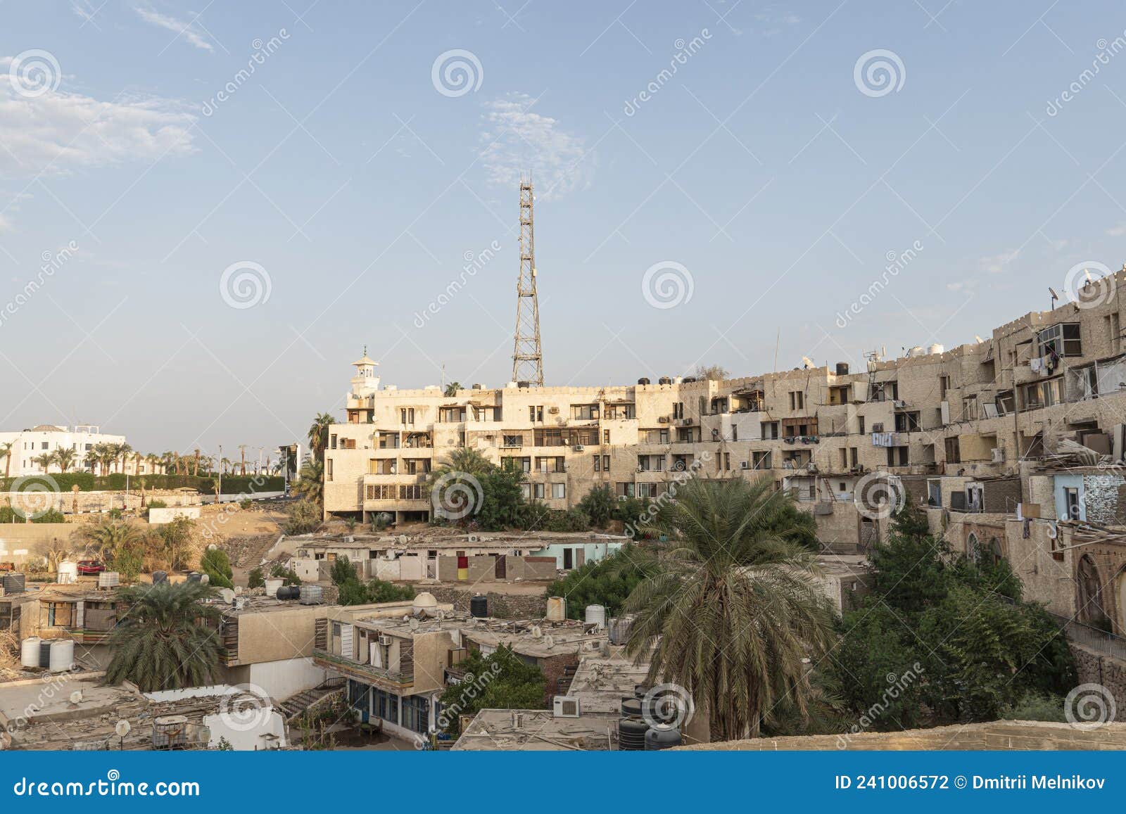 Apartment Building in a Dirty Quarter of Egypt Stock Photo - Image of ...