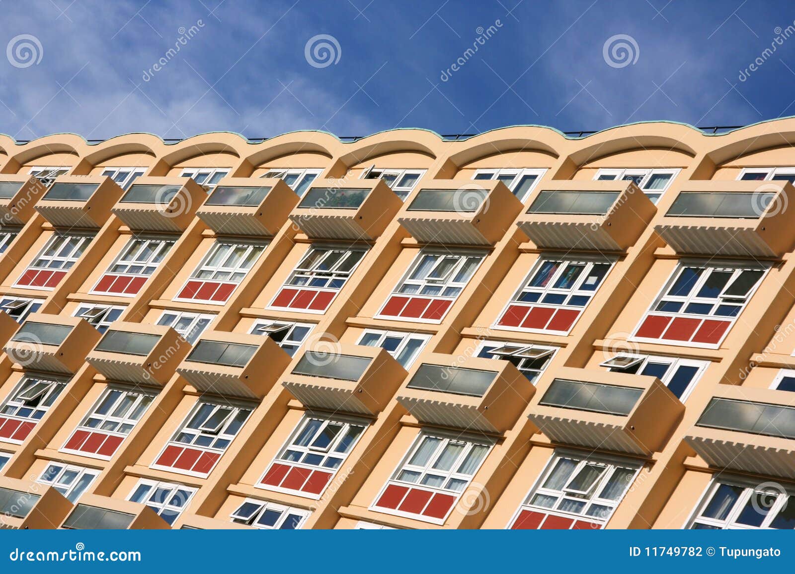 Apartment Building in England Stock Photo - Image of apartment, modern ...