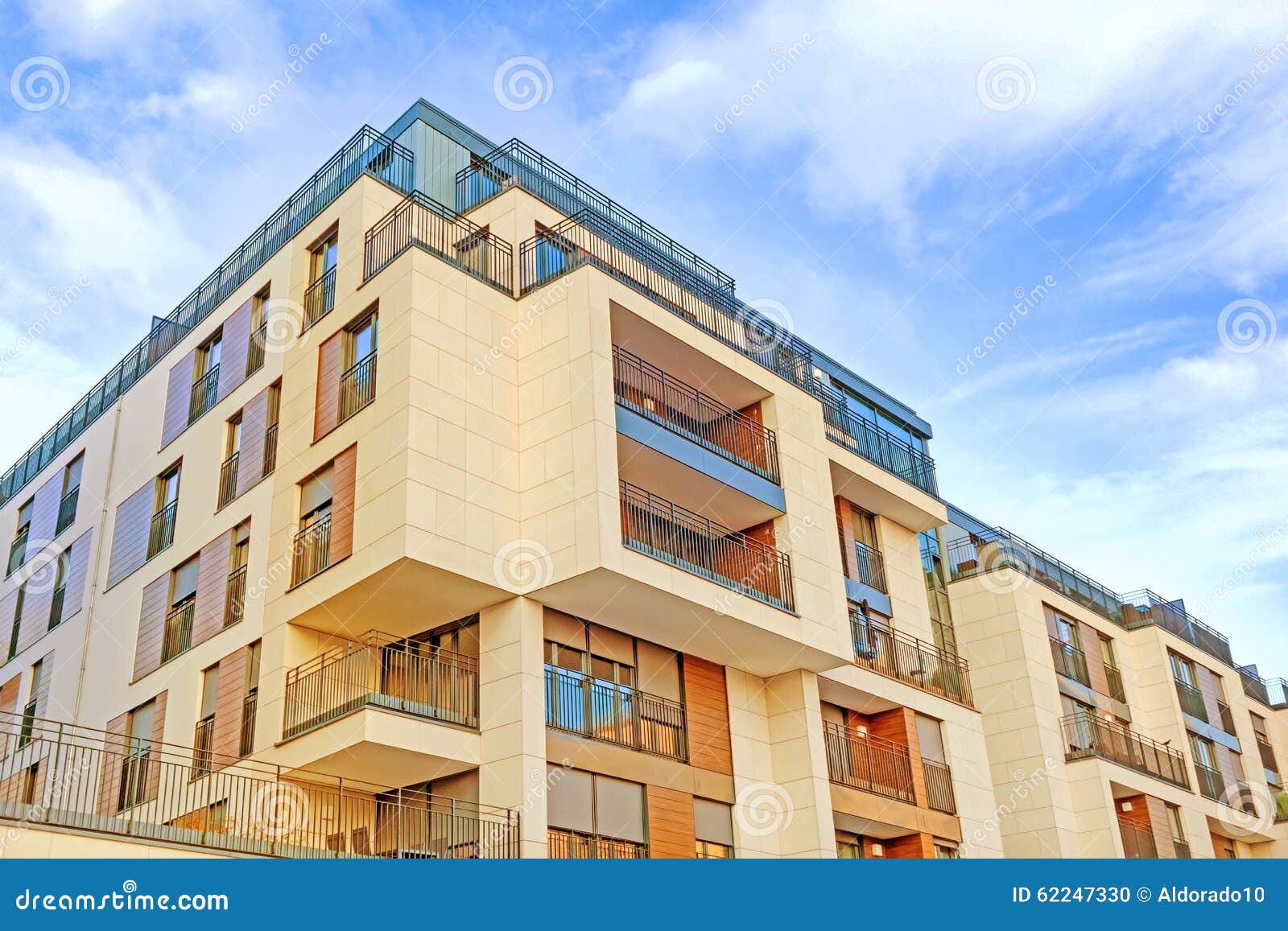 Apartment building facade stock photo. Image of housing - 62247330