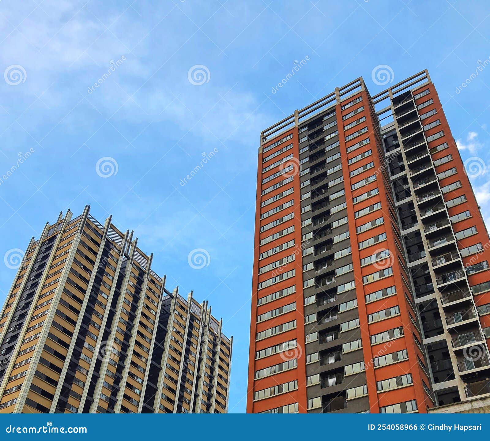 An Apartment Building that is almost Finished Its Construction Process ...