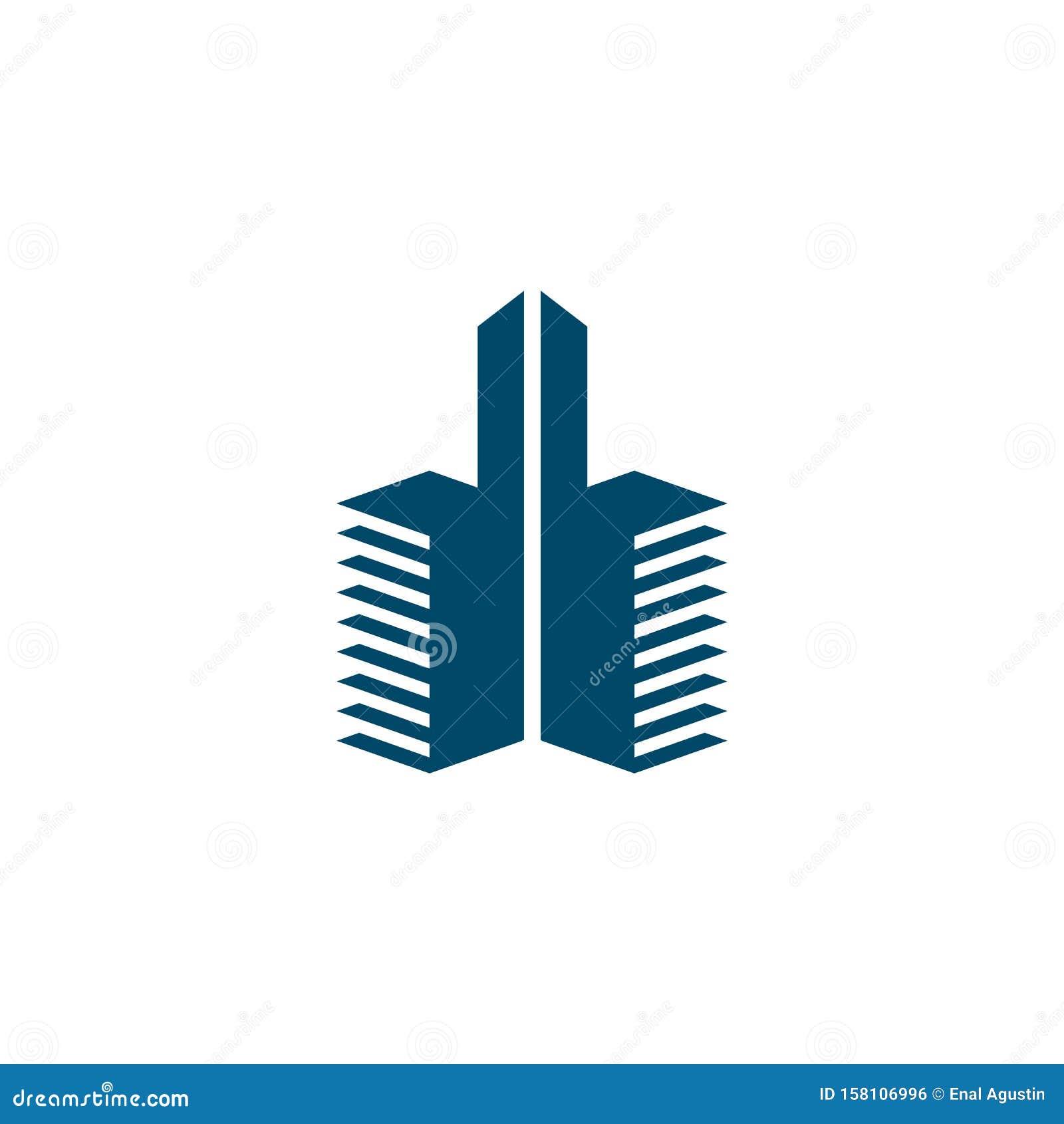 Apartment Building Logo Design Inspiration Vector Template Stock Vector ...