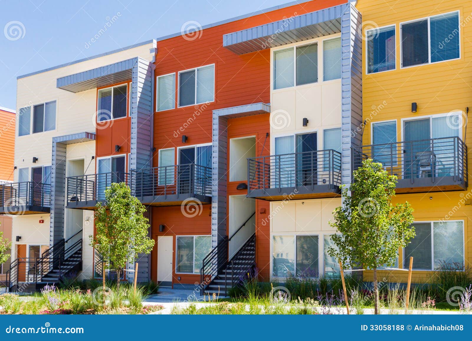 Apartment building stock photo. Image of united, rocky - 33058188