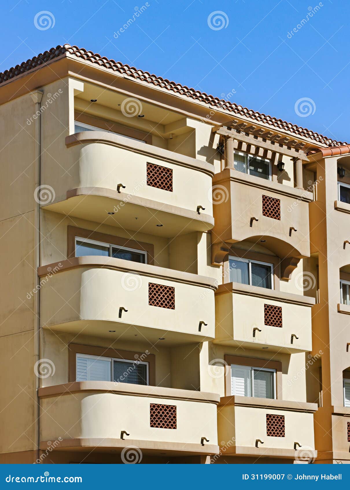 Apartment Building stock image. Image of facade, floor - 31199007
