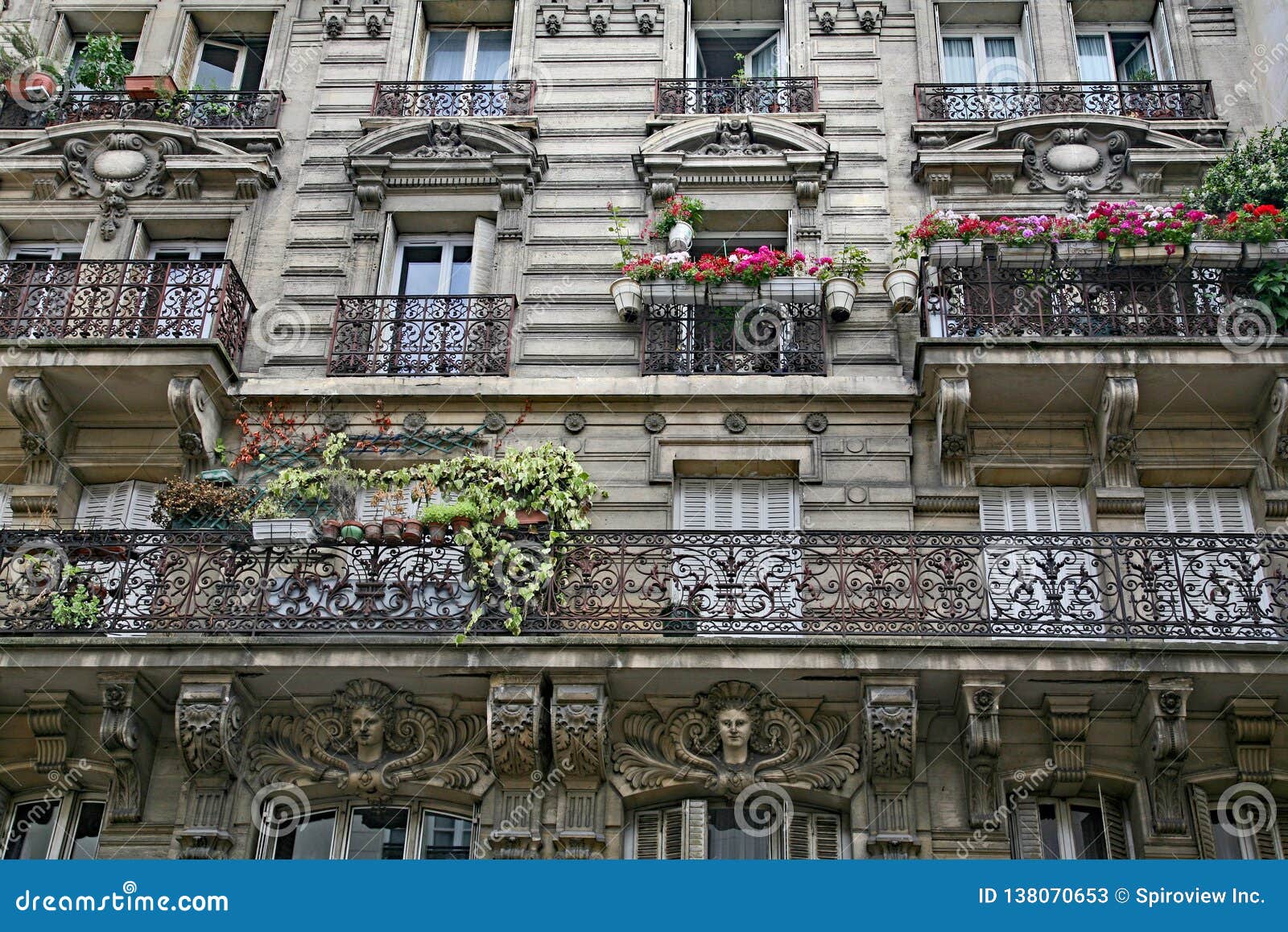 Apartment Building with Ornate 19th Century Architecture Typical of ... Apartment Building with Ornate 19th Century Architecture Typical of ...