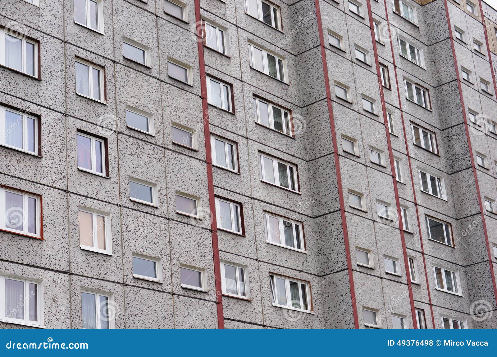 Apartment building stock photo. Image of apartment, windows - 49376498