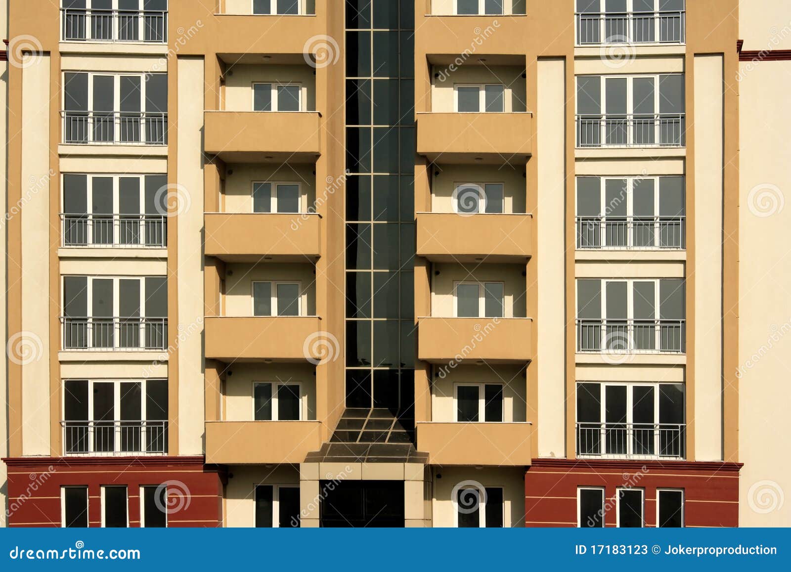 Apartment buildings stock image. Image of construction - 17183123
