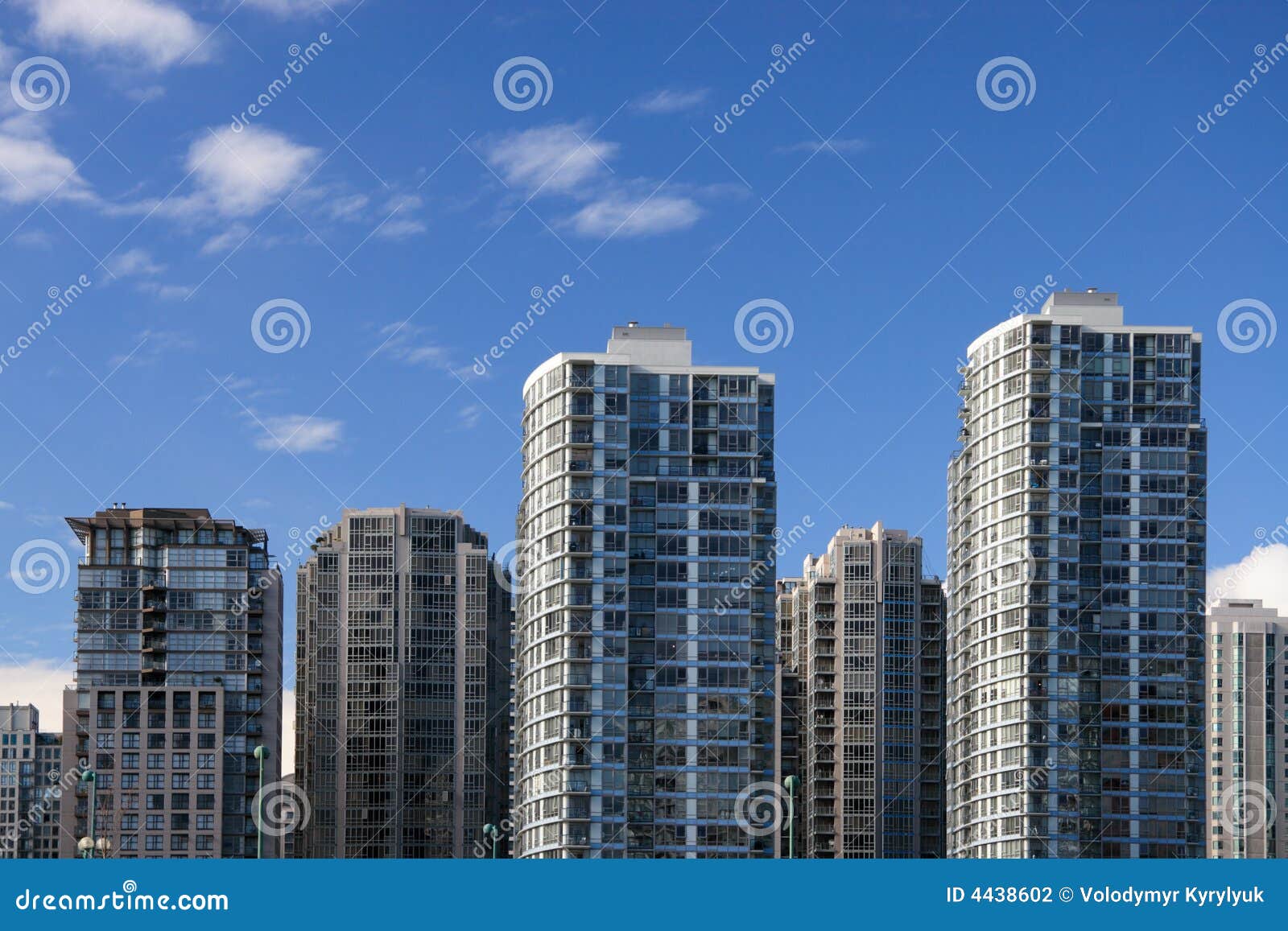 Apartment Buildings stock photo. Image of cityscape, condos - 4438602
