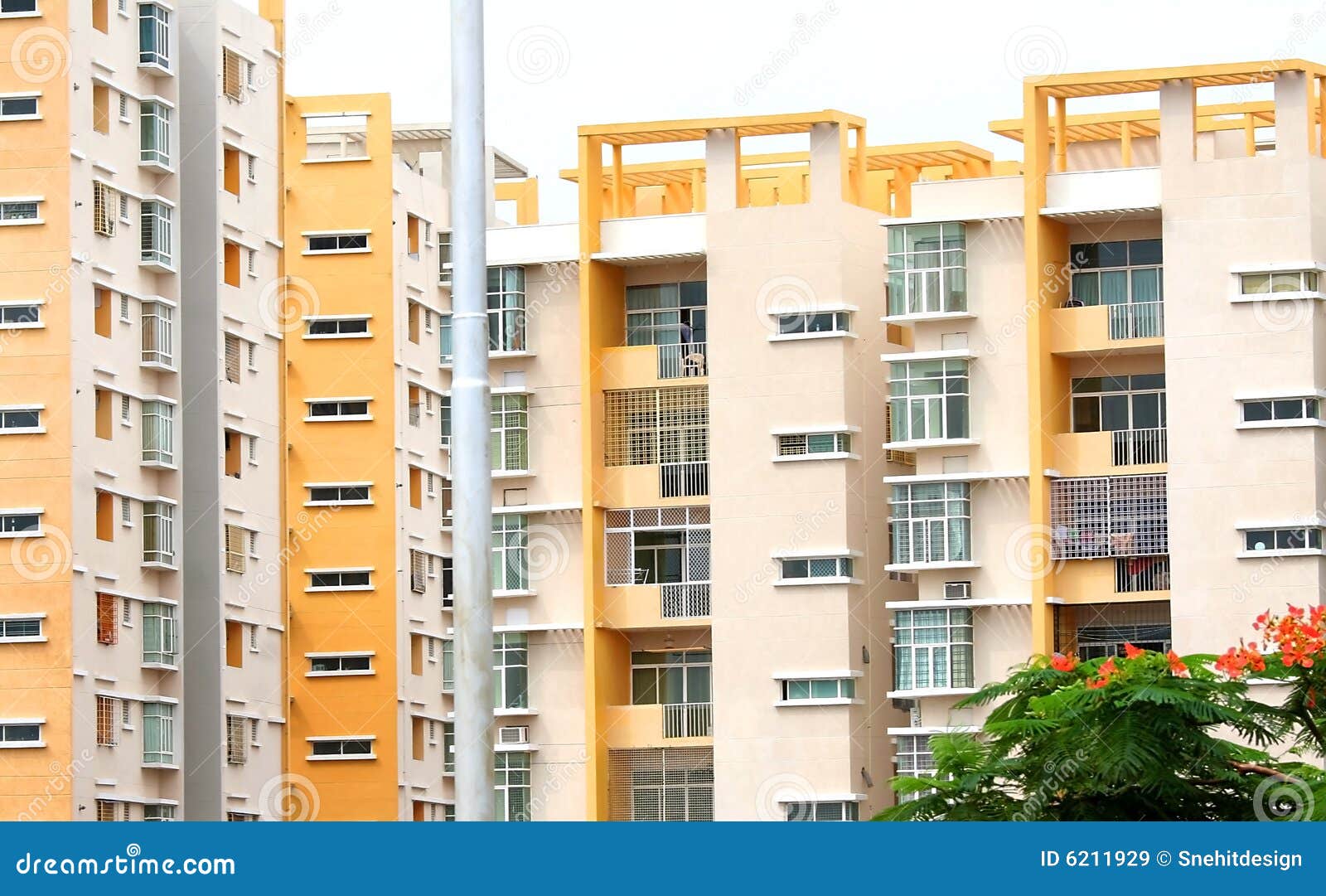 Apartment Buildings stock image. Image of buildings, structure - 6211929