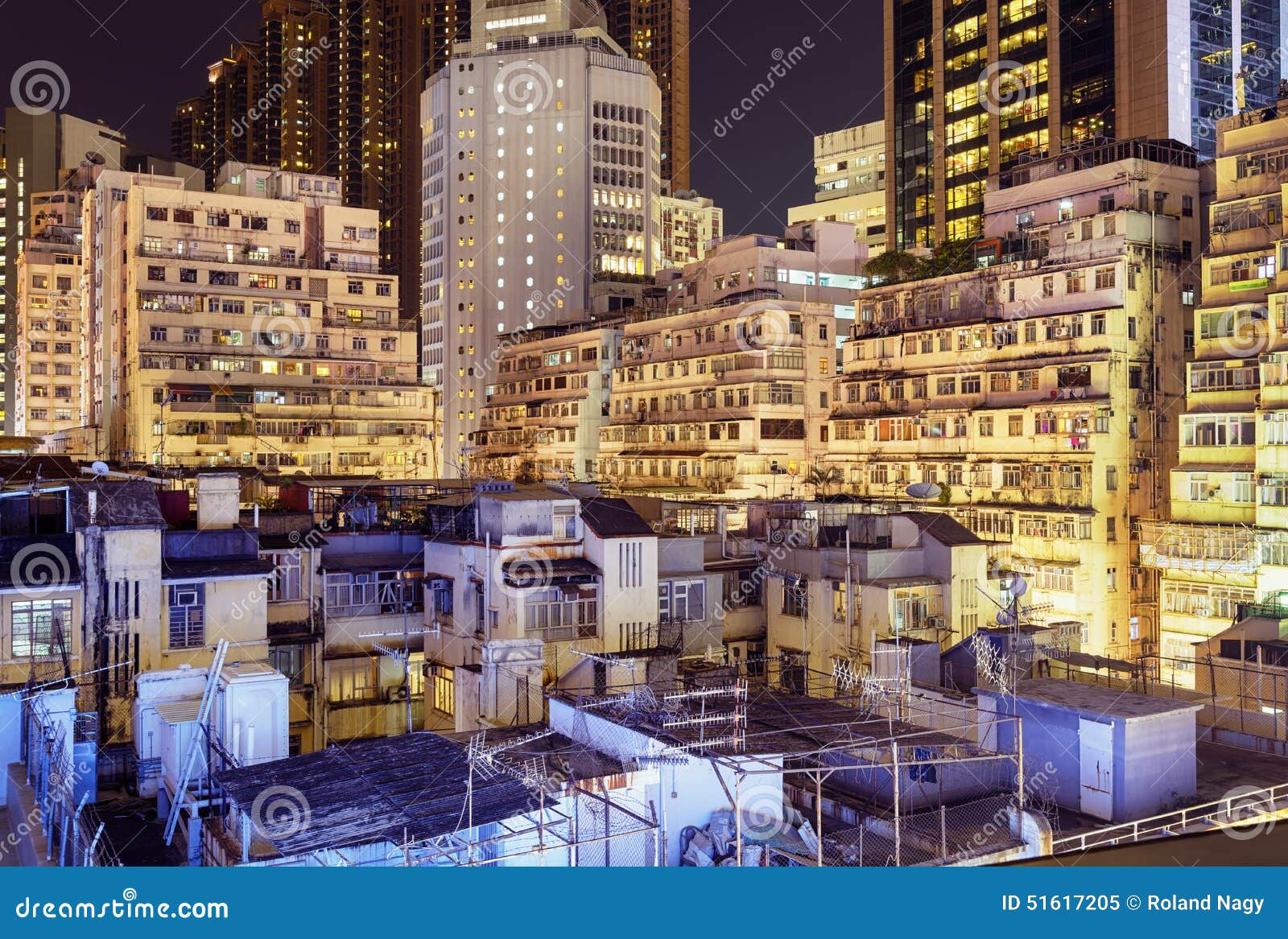 Apartment Buildings in Hong Kong. Stock Image - Image of downtown ...