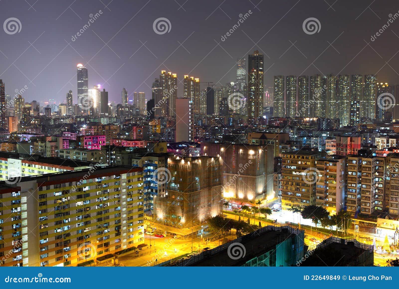 Apartment Buildings at Night Stock Image - Image of house, apartment ...