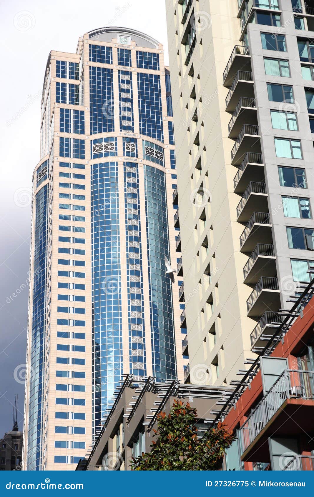 Apartment Buildings with Sky Stock Image - Image of apartment, outdoor ...