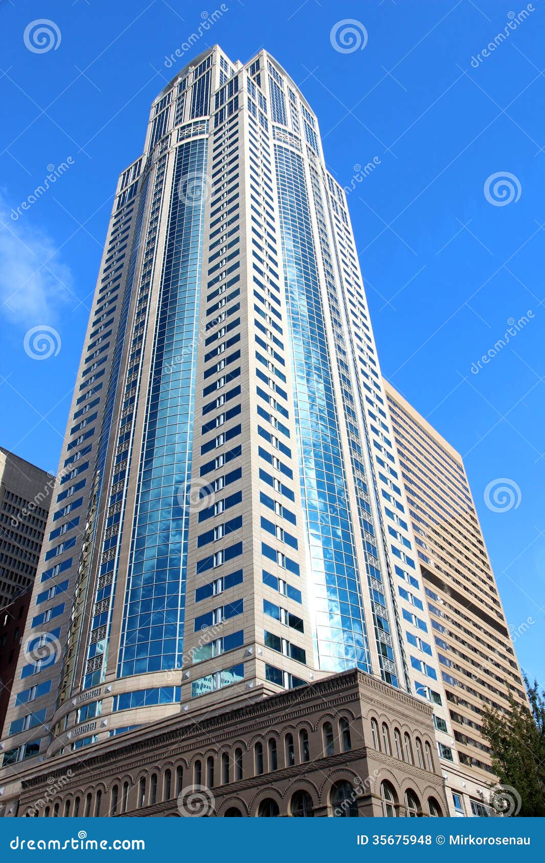 Apartment Buildings with Sky Stock Photo - Image of scraper, outdoor ...
