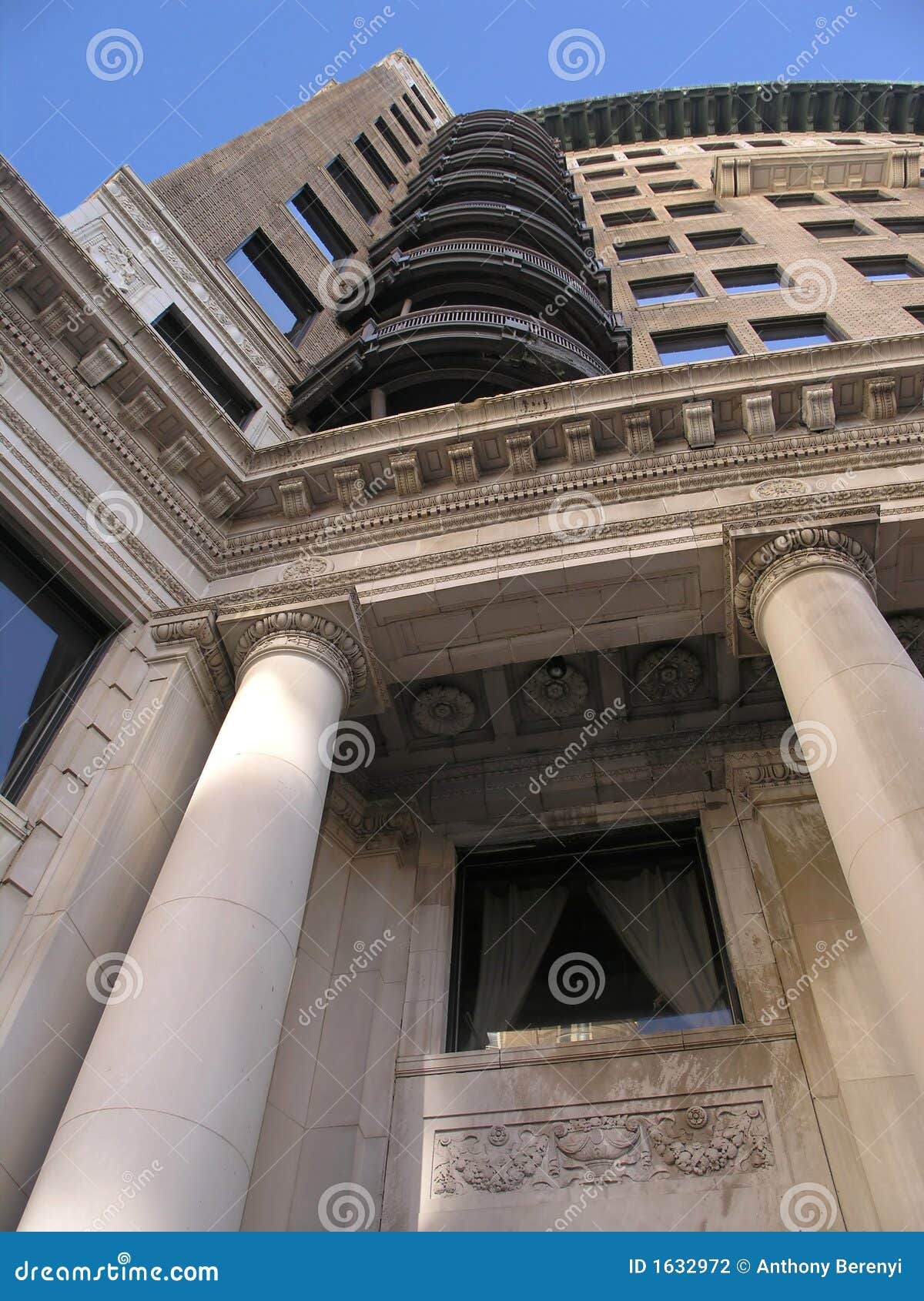 Apartment column high rise stock photo. Image of tall - 1632972