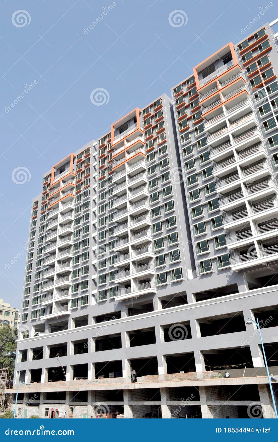 Apartment complex stock photo. Image of building, flat - 18554494