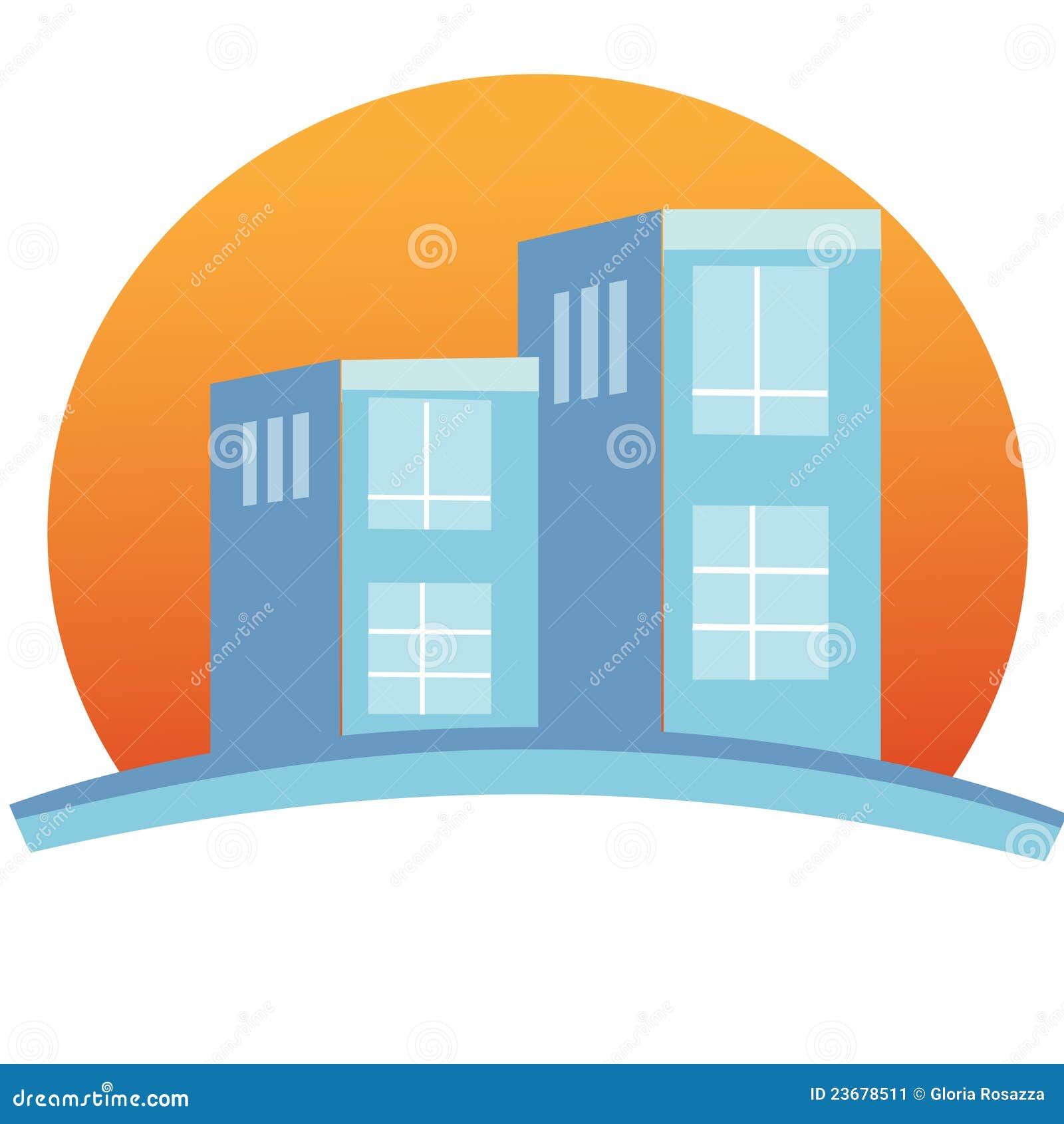 Apartment Complex Building Logo Stock Vector - Illustration of estate ...