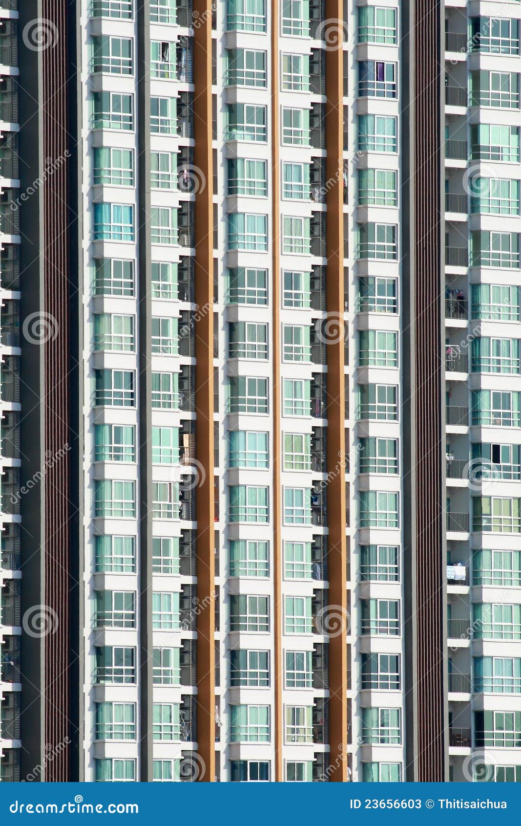 Apartment Condo Building Detail Background Stock Image - Image of ...