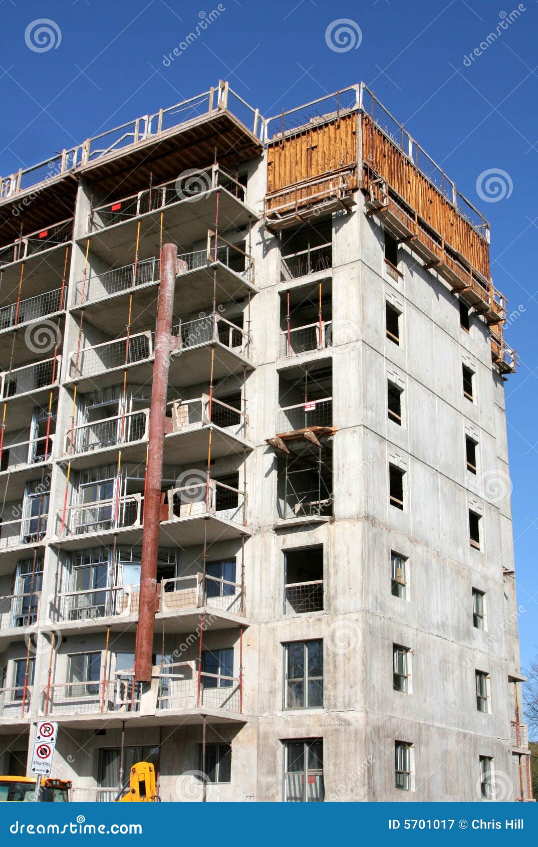 Apartment Construction stock image. Image of sale, rise - 5701017