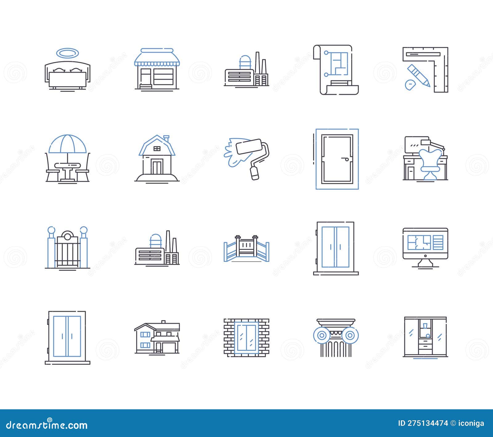 Engineering And Architecture Firm Line Icons, Signs Set. Engineering ... Engineering And Architecture Firm Line Icons, Signs Set. Engineering ...