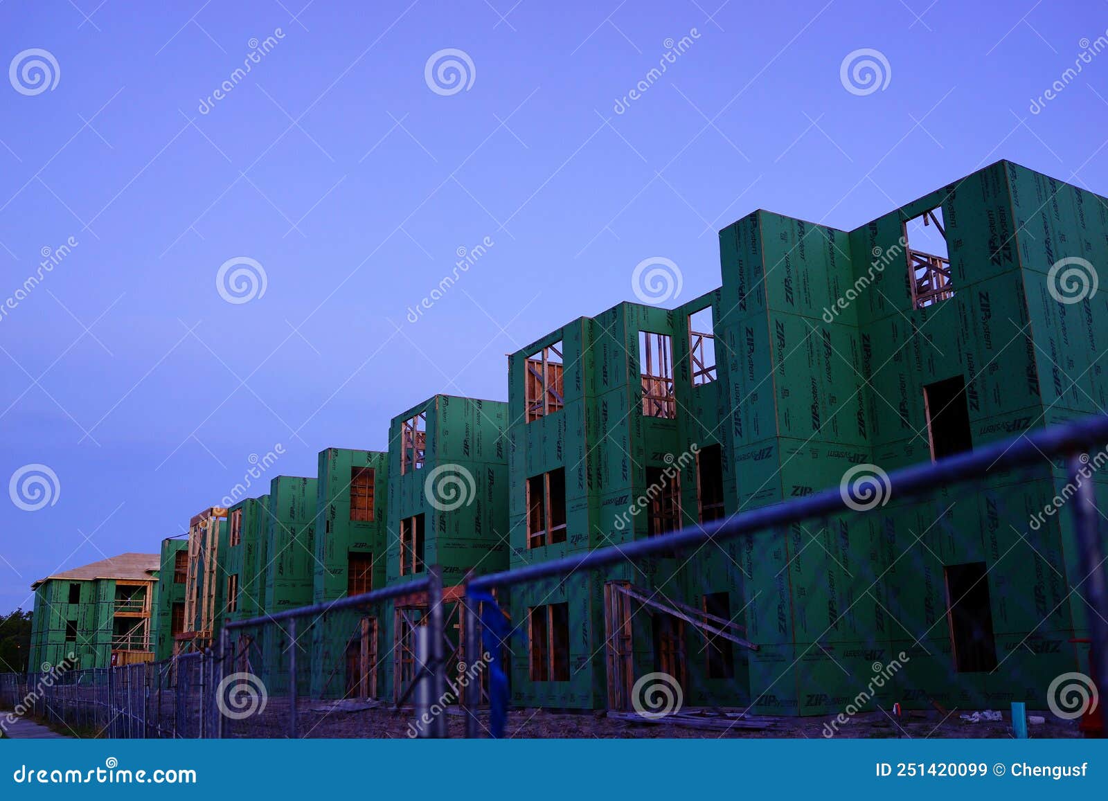 An Apartment Construction Site Editorial Stock Image - Image of ...