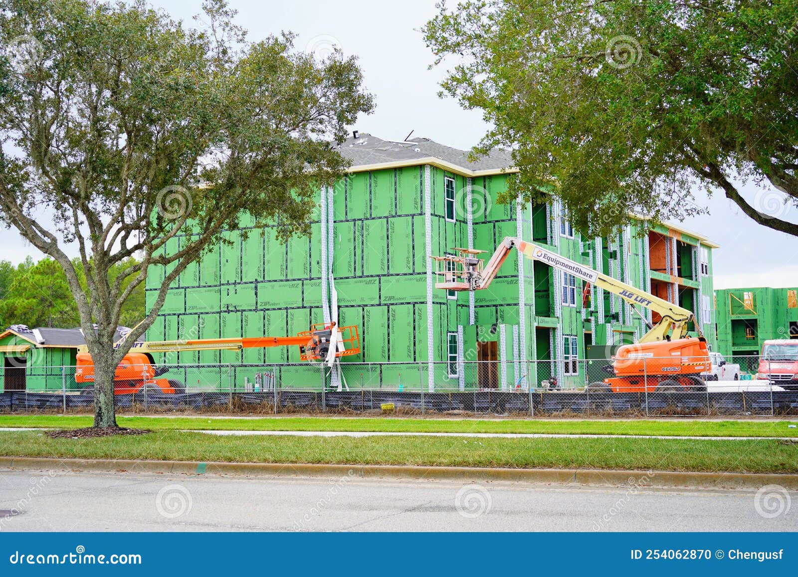 An Apartment Construction Site Editorial Image - Image of florida ...