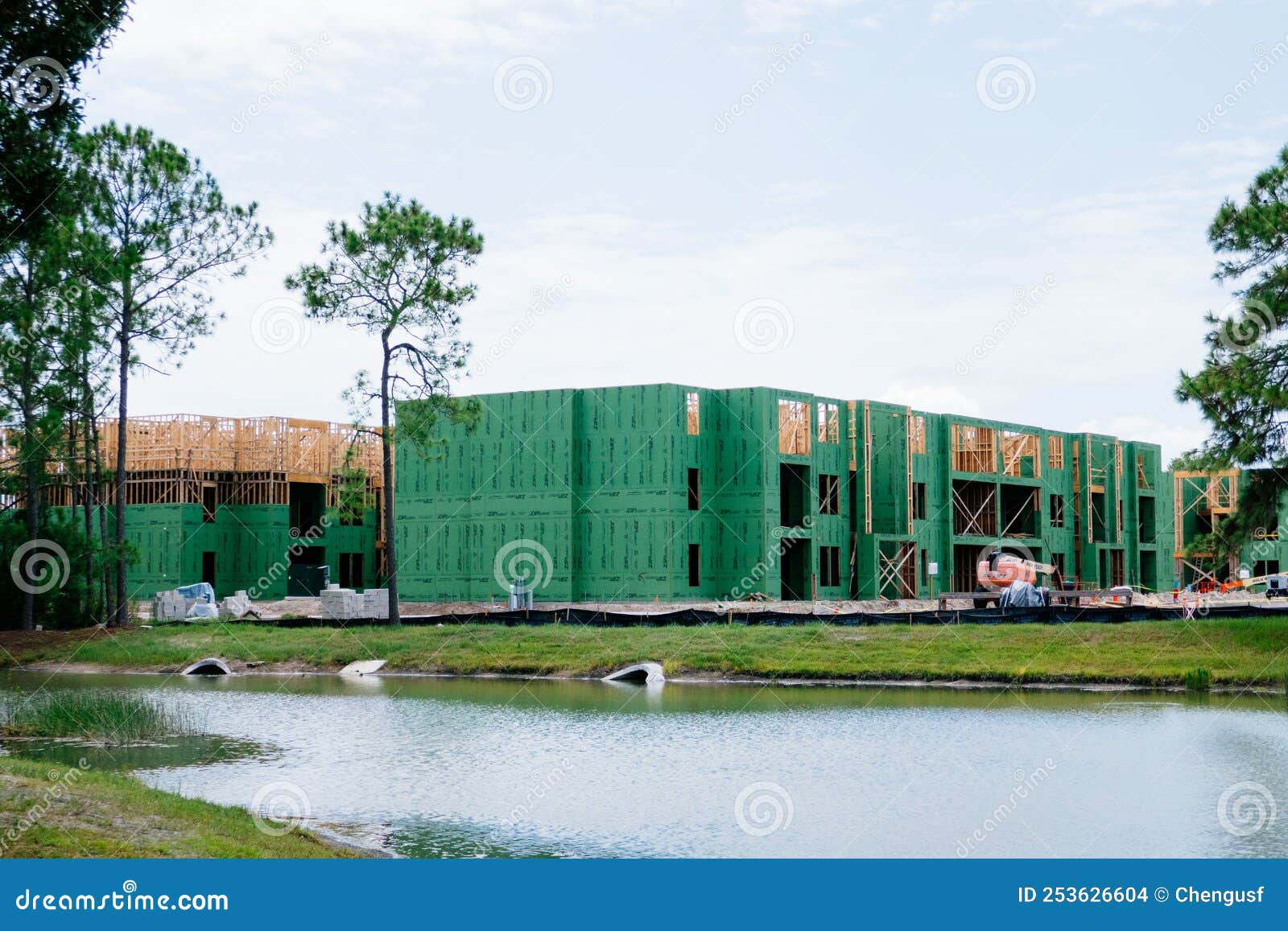 An Apartment Construction Site Editorial Stock Image - Image of ...