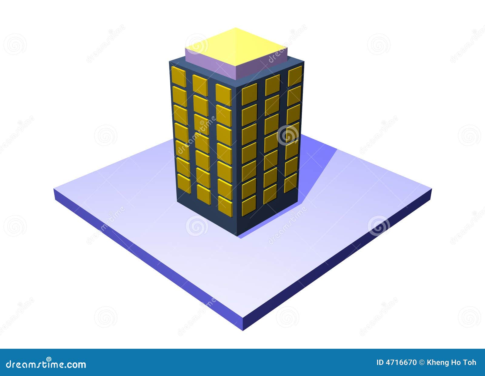 Apartment House - Building Property Series Stock Illustration ...