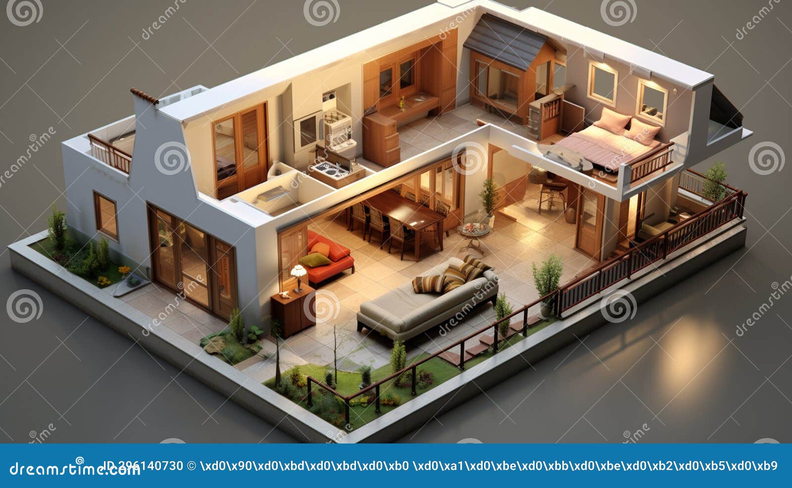Apartment, House Plan. Apartment Interior Isolated on White Background ...