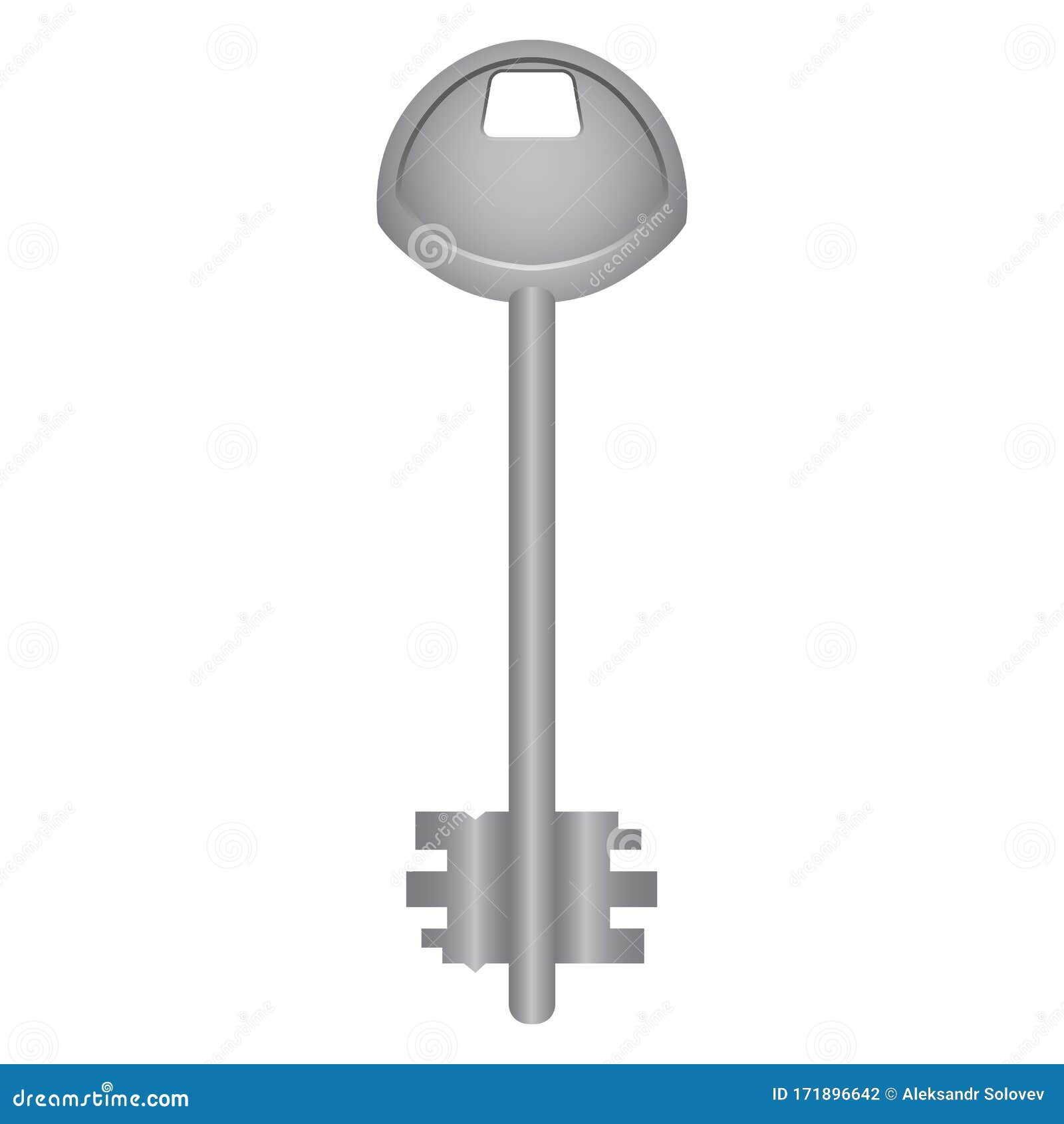 Apartment Key Isolated on White Background Stock Vector - Illustration ...
