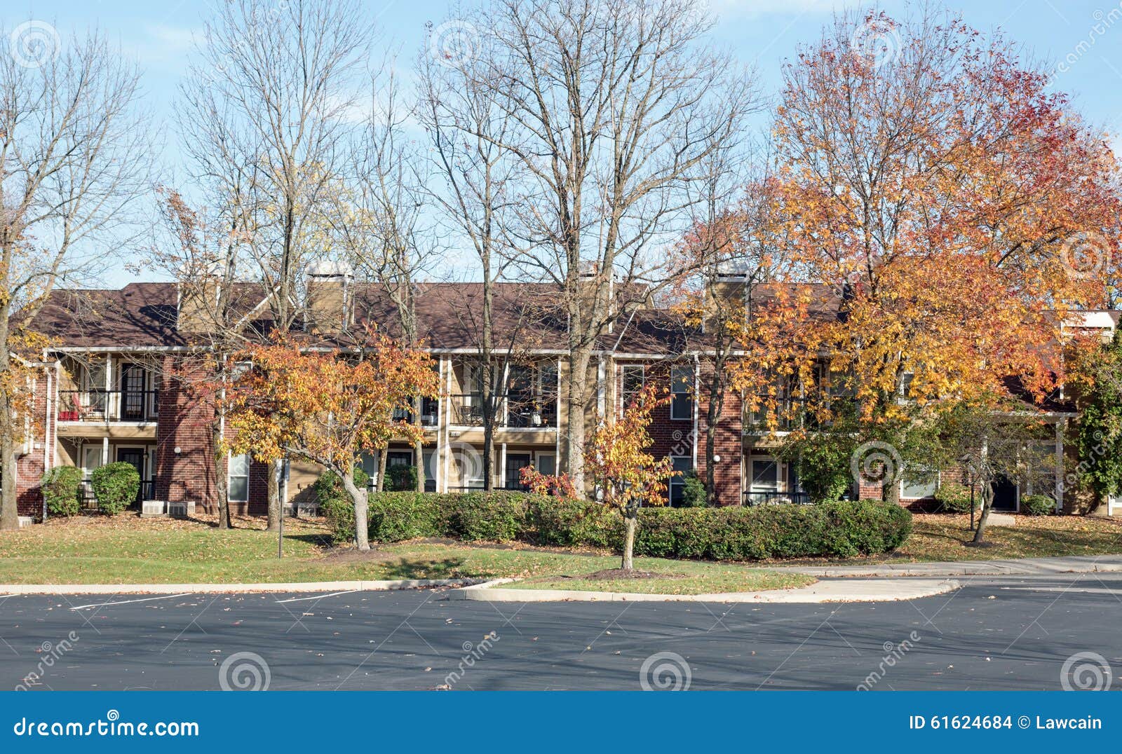 Apartment Living in the Fall Stock Photo - Image of green, culture ...
