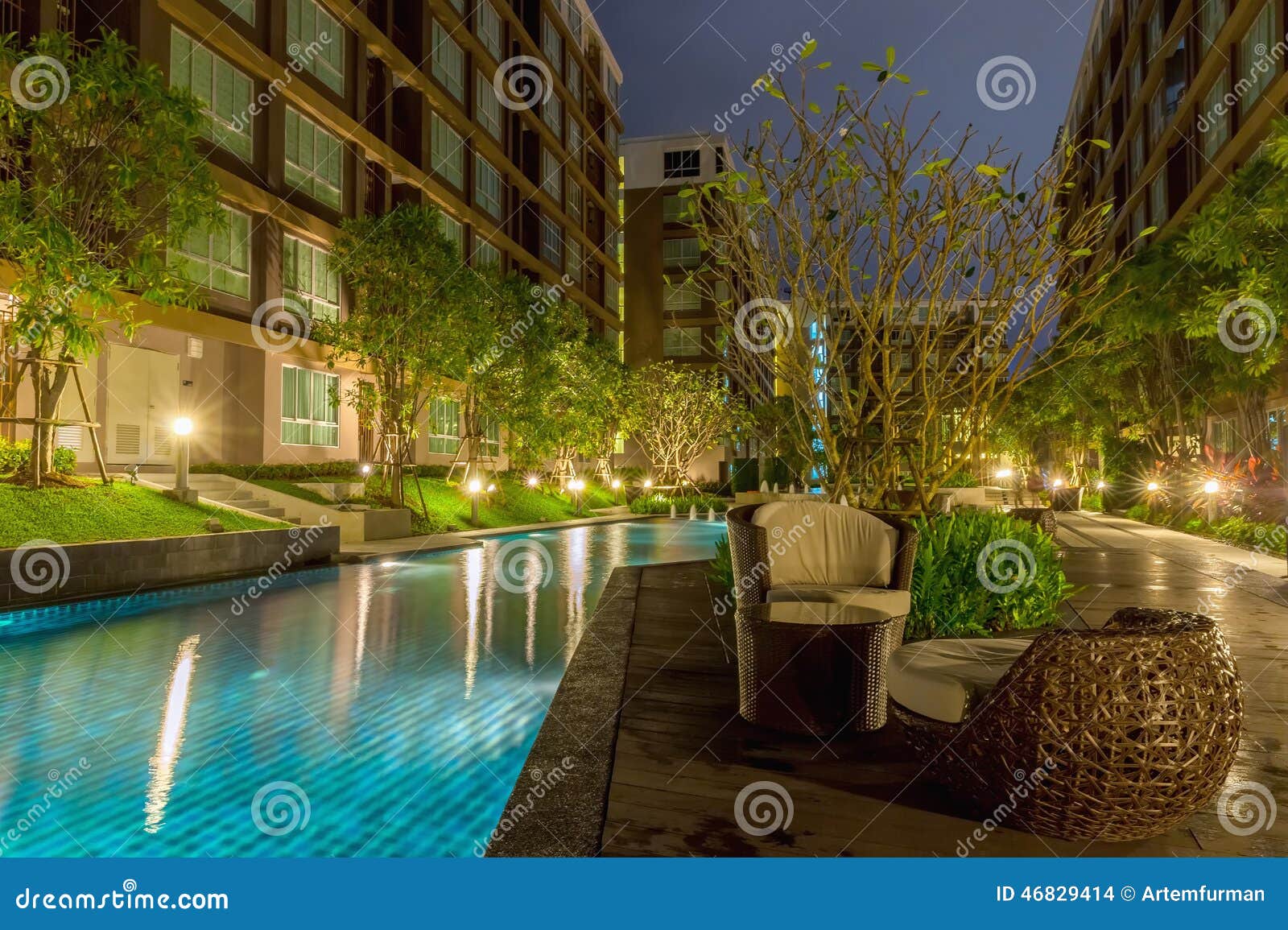 Apartment stock photo. Image of construction, home, exterior - 46829414
