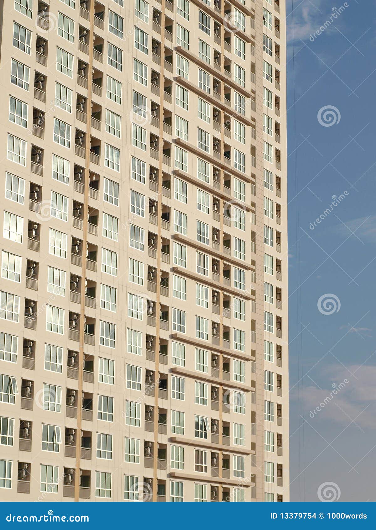 Apartment Tower stock photo. Image of estate, condo, blank - 13379754