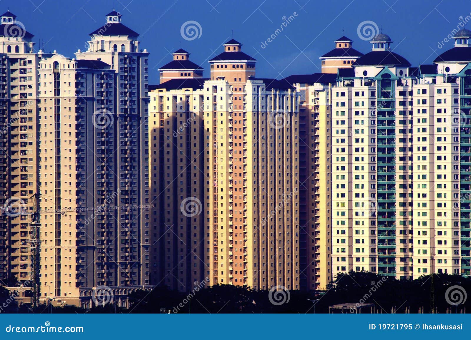 Apartment Tower stock image. Image of modern, sunshine - 19721795
