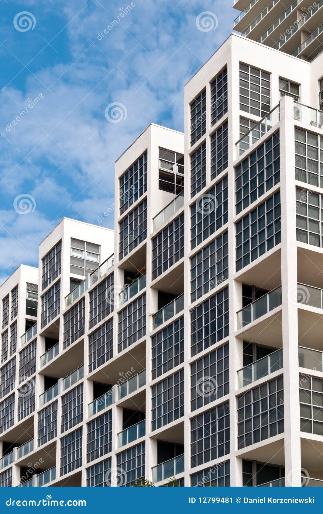 Apartment Windows stock image. Image of high, miami, downtown - 12799481