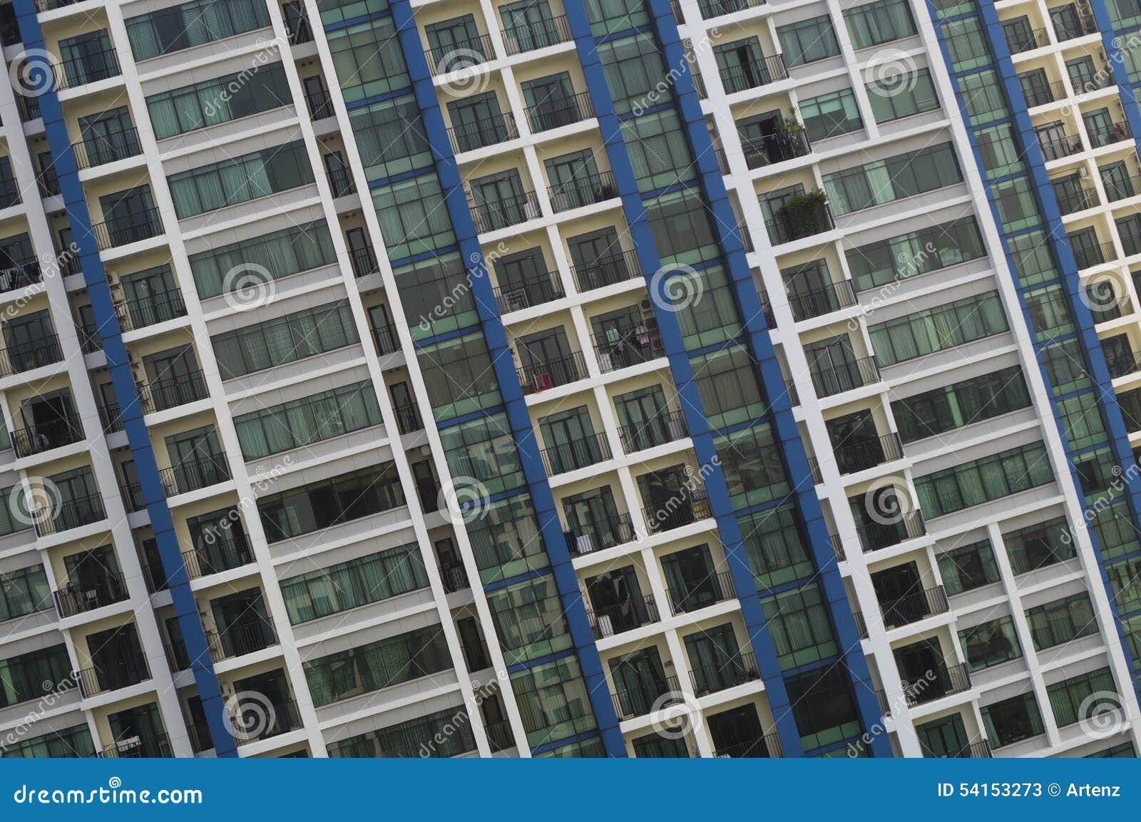 Apartment windows stock image. Image of home, neighbor - 54153273