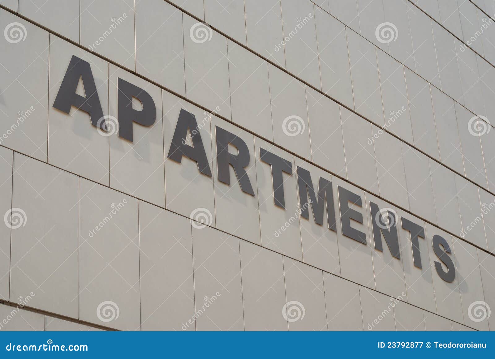 Apartments sign stock image. Image of build, sales, architecture - 23792877