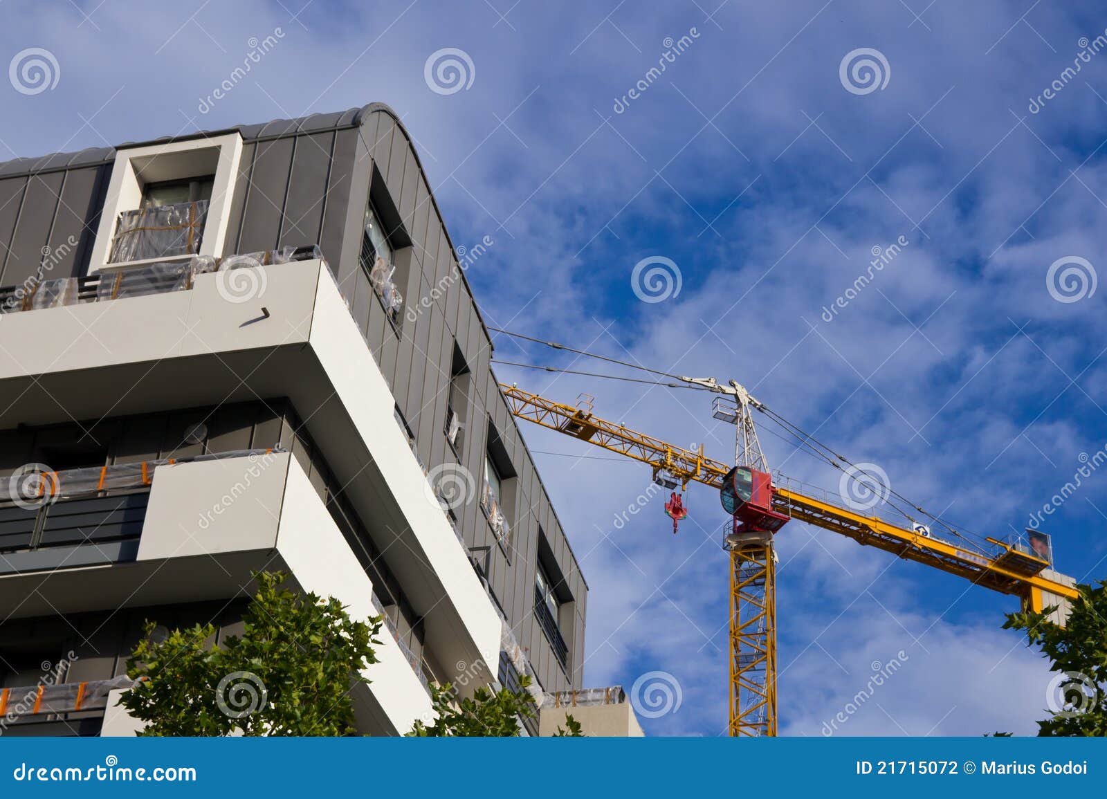 Apartments Under Construction Stock Photo - Image of building, site ...