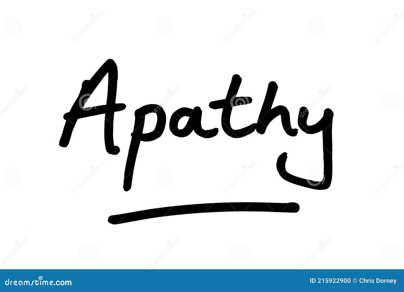 Apathy stock illustration. Illustration of apathy, idiom - 215922900