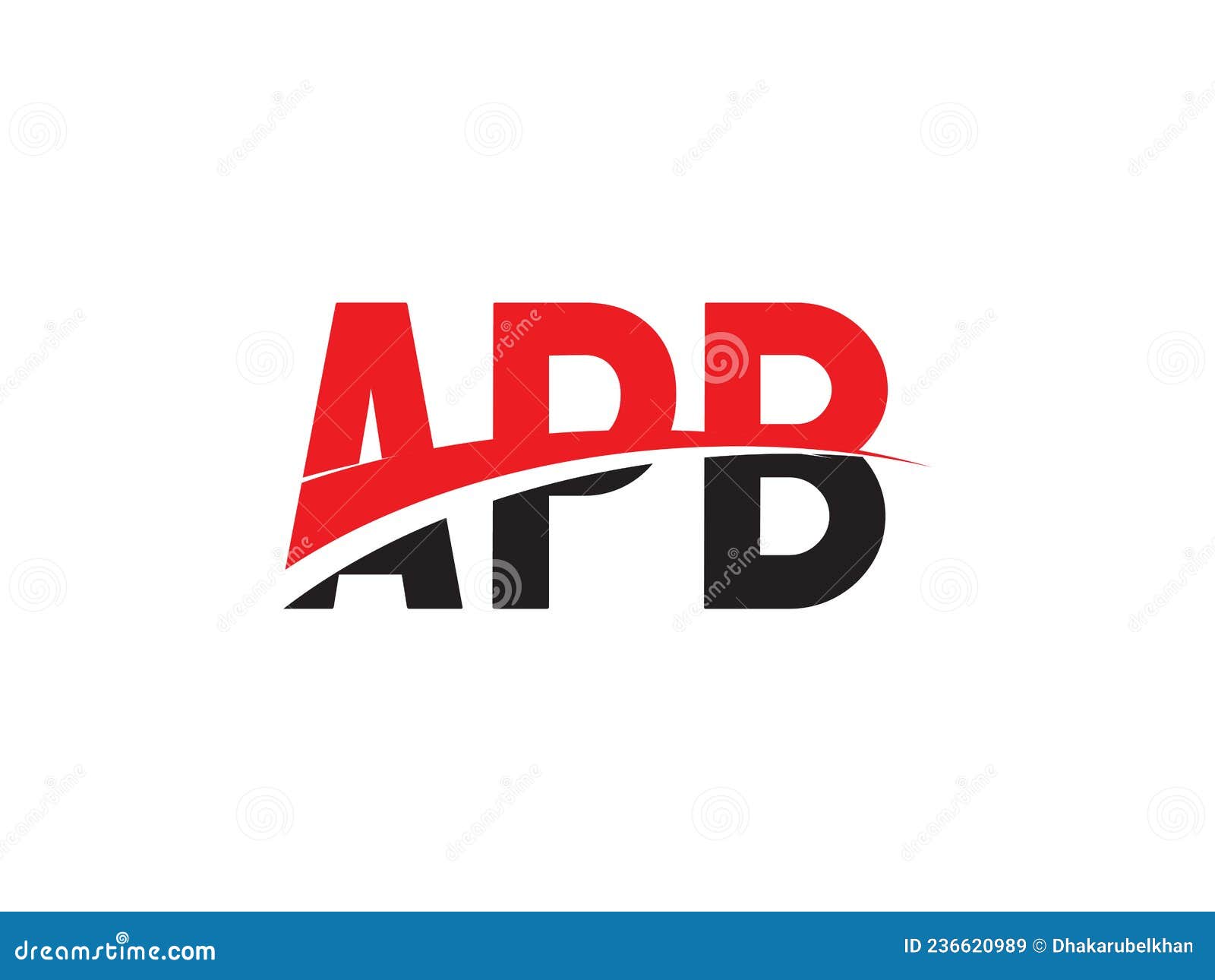 APB Letter Initial Logo Design Vector Illustration Stock Vector ...