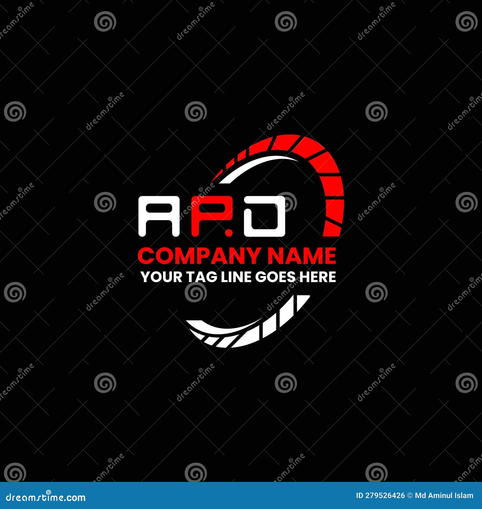 APD Letter Logo Creative Design With Vector Graphic, APD ...