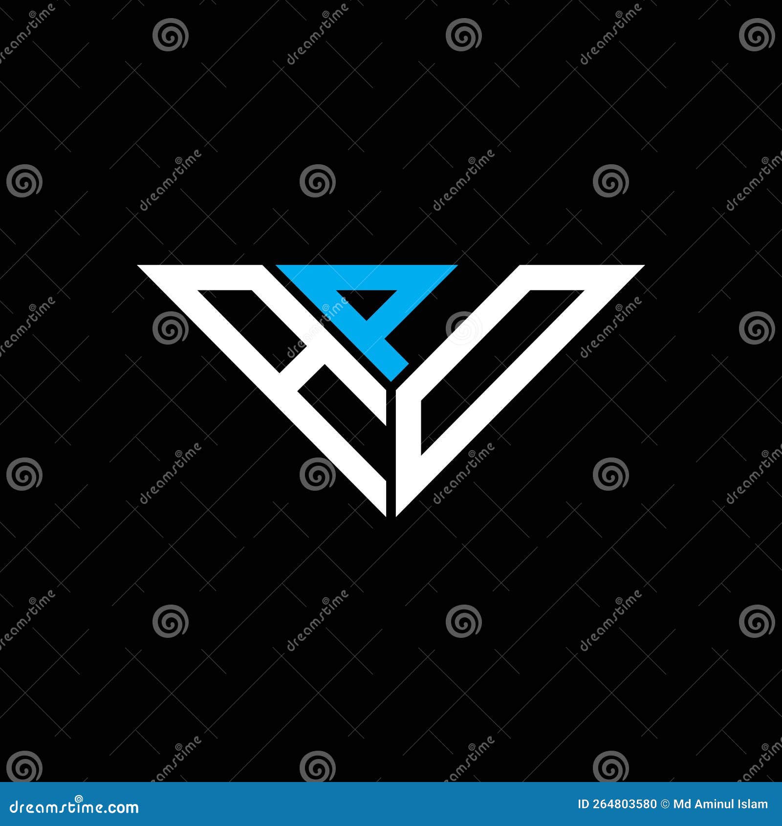 APD Letter Logo Creative Design with Vector Graphic, Stock Vector ...