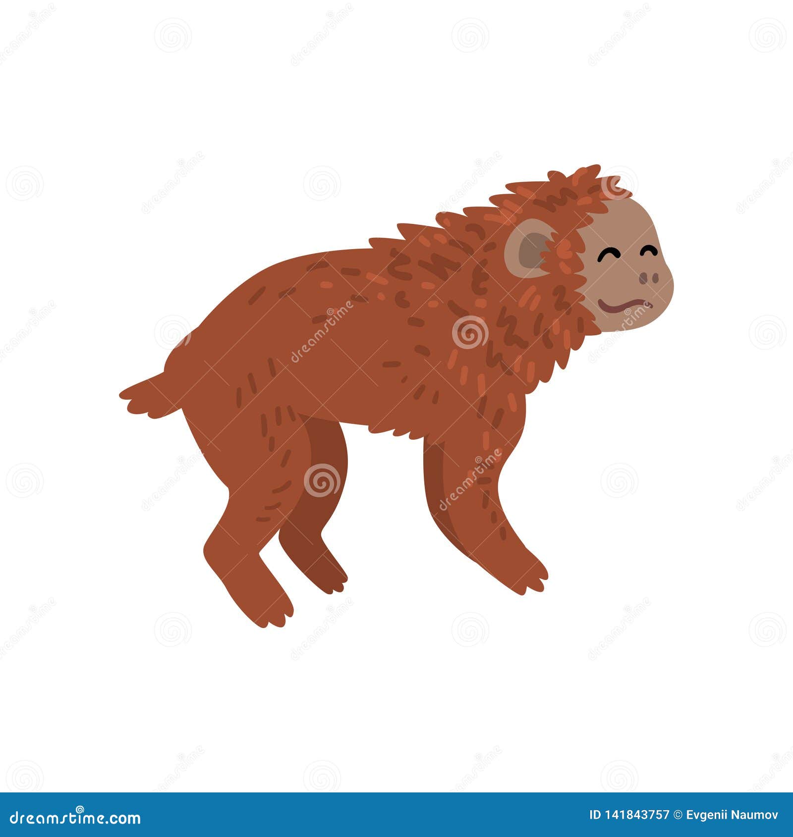 Ape, Monkey Animal Progress Stage, Evolutionary Process Of Woman Vector ...