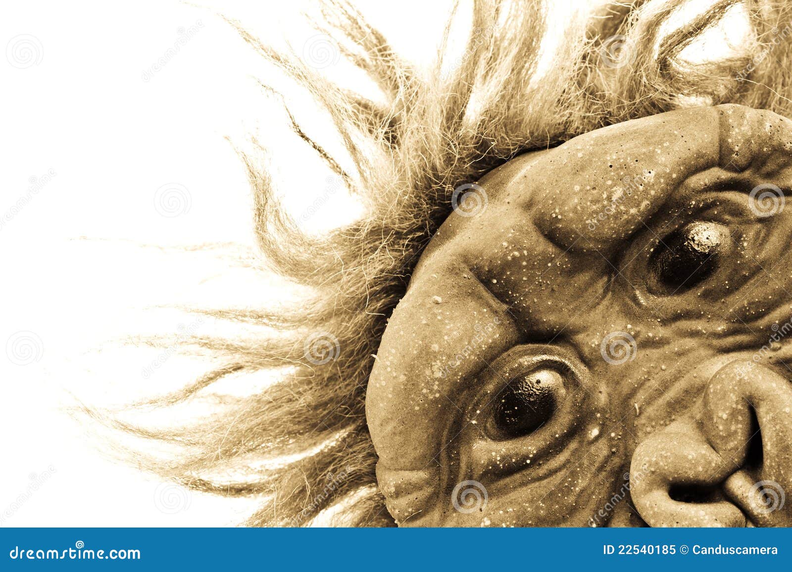 An Ape Peeking at You in Sepia Stock Image - Image of mammal ...