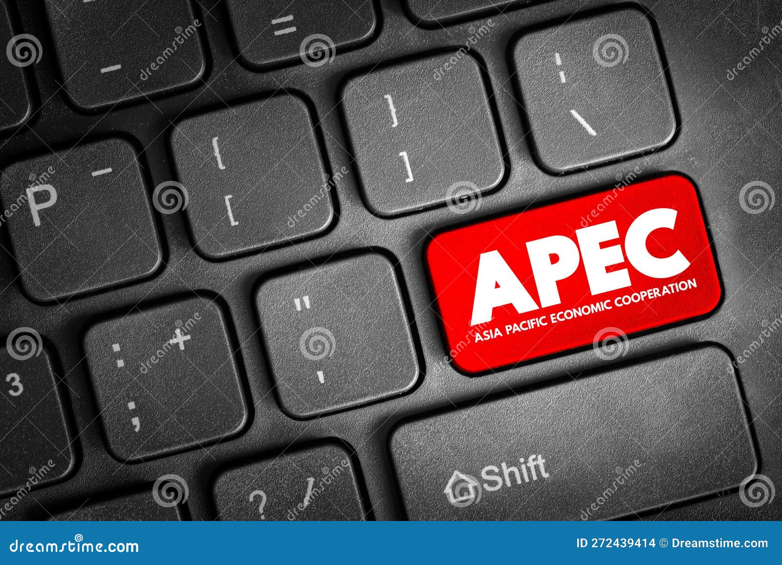 APEC - Asia Pacific Economic Cooperation Acronym Text Button on ...